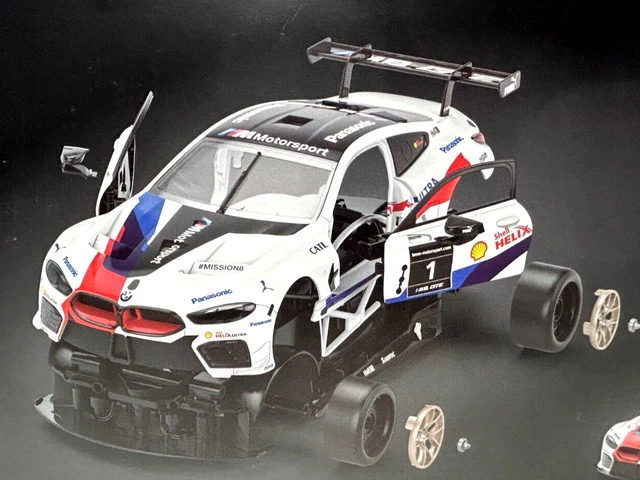 BMW M8 GTE Remote Control Car Kit - 2.4ghz - 72pcs 1/18 scale - BNIB £ ...