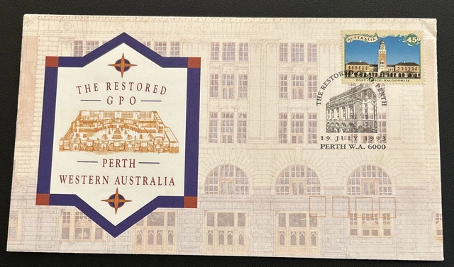 AUSTRALIA FDC 1993 The Restored GPO Perth WA $2.75 - PicClick AU