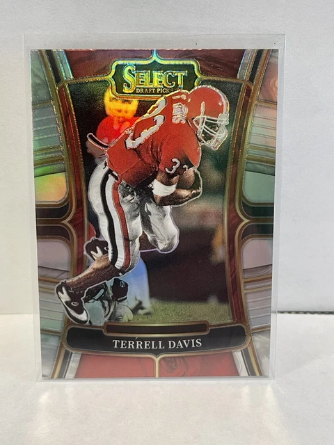 TERRELL DAVIS 2023 Select Draft Picks ARGENT Prizm Georgia Bulldogs ...