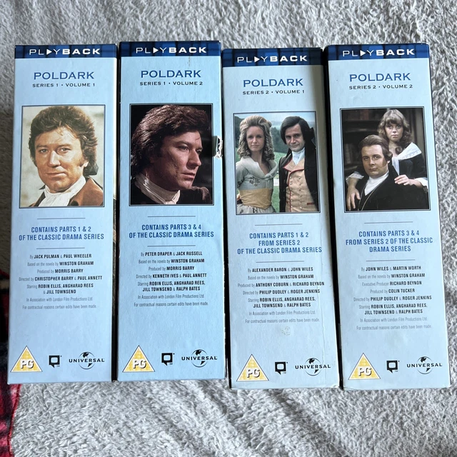 POLDARK VHS BOX SET OF SERIES 1 & 2. (Originally AIRED in 1977.) BBC ...