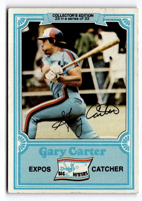 1981 TOPPS DRAKE'S Big Hitters Gary Carter 23 Montréal Expos EUR 1,93 ...