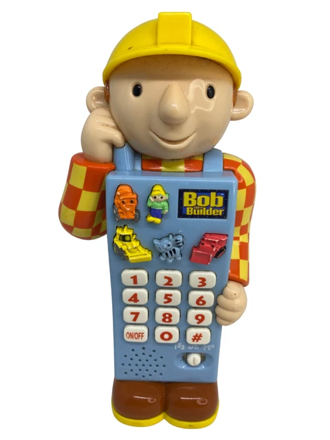 VTECH BOB THE Builder Mobile Phone (FAULTY) Talking Interactive ...
