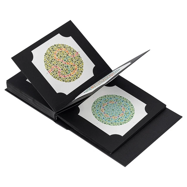 2024 OPTOMETRY COLOR Blindness Test Book with 38 Plates for Assessments ...