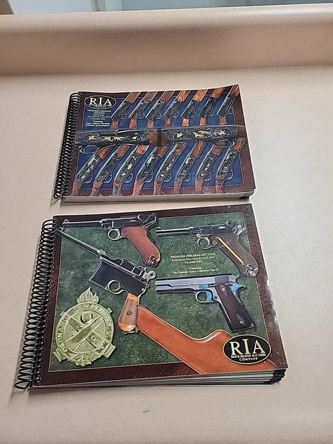 ROCK ISLAND AUCTION Co. RIA Firearms Auction Catalog 2 Volume Lot Sep ...