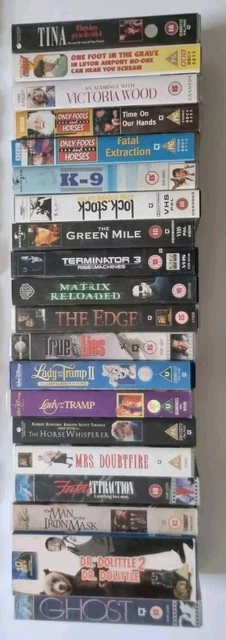 VINTAGE VHS TAPES(PAL) £4.94 - PicClick UK