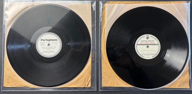 ASSORTED VINTAGE 78 Records To Including Factory And Demonstration ...