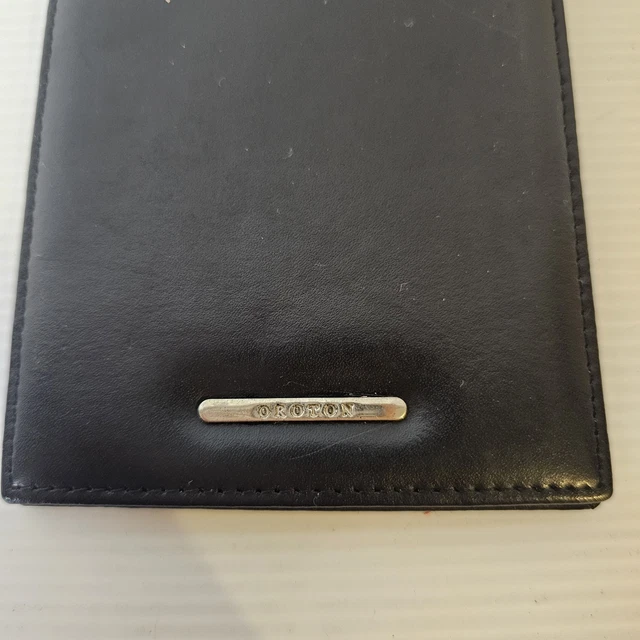 OROTON VTG POCKET Notepad Black Small Leather Y2K Original Pages FREE ...