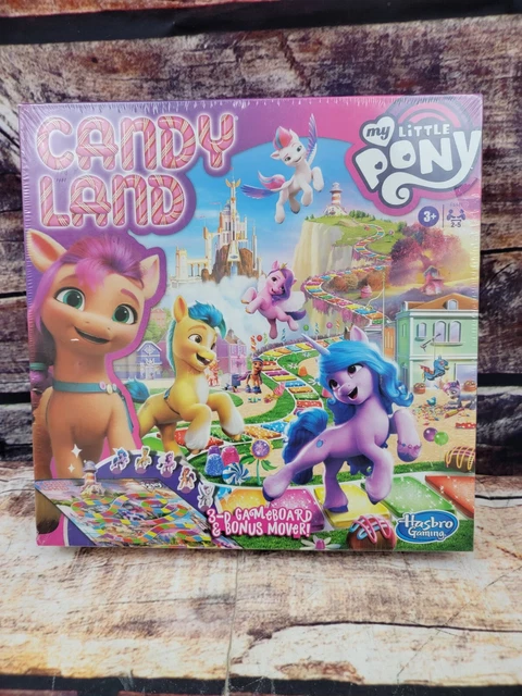MY LITTLE PONY Candy Land Board Game Ponies Rainbow Path Kids Age 3 ...