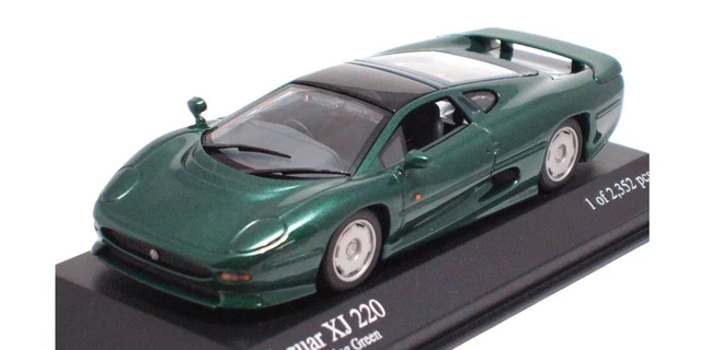 WOW EXTREMELY RARE Jaguar XJ220 Twin Turbo 542HP 1991 BR Green 1:43 ...