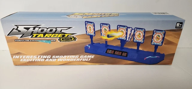 SHOOTING GAME ZONE For Nerf Guns Electronic Target With Digital Score ...