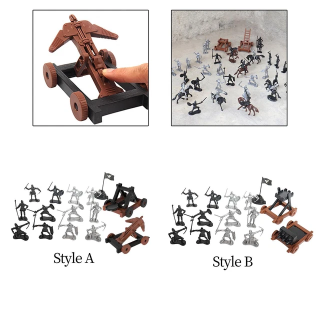MINI SOLDIERS TOY Miniatures Figures Model Chariot Model for Sand Table ...