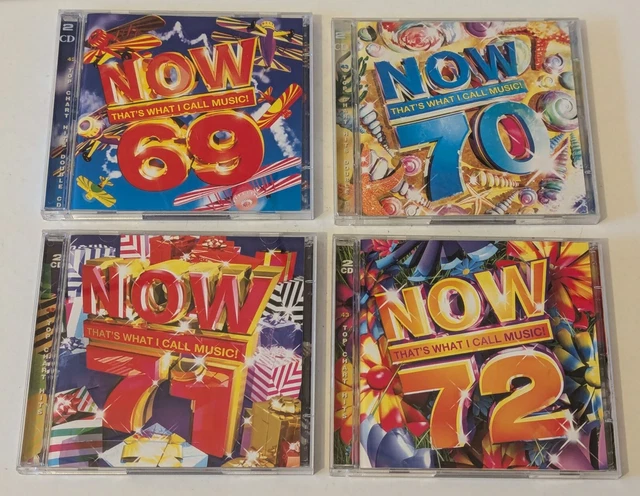 NOW THAT'S WHAT I Call Music 4 x CD Album Bundle Nos 69,70,71,72 £8.99 ...