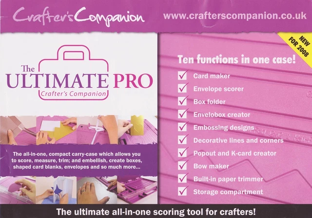 CRAFTERS COMPANION ULTIMATE Pro Crafting System : ULTPRO £36.99 ...