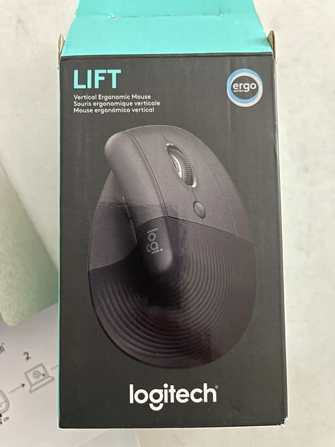 AUTHENTIC LOGITECH LIFT Vertical Wireless Ergonomic Mouse (910-006466 ...