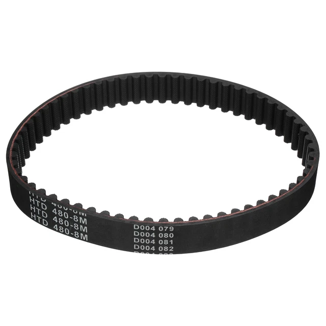 480-8M-20 TIMING BELT, 480mm Pitch Circumference, 8mm Pitch, 60 Teeth ...