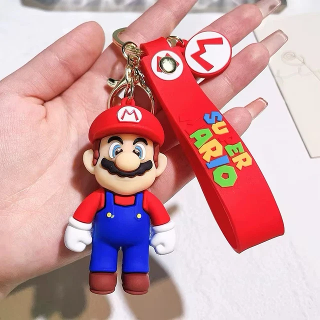 KEYCHAINS CARTOON 3D PVC Anime 1 Pc Red Super Marios Bros Premium ...