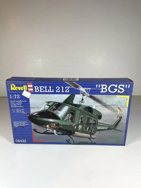 REVELL BELL 212 BGS Helicopter 1/72 Scale Model Kit 04432 - SEALED ...