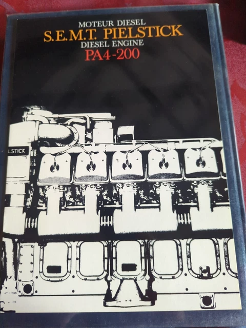 CATALOGUE PUBLICITÉ MOTEUR PIELSTICK motor catalog DIESEL ENGINE PA4 ...
