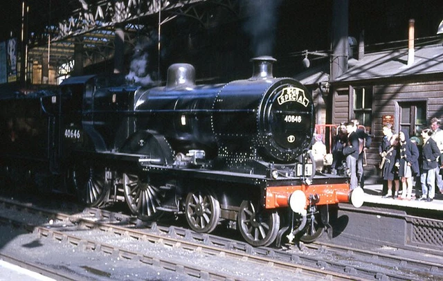 ORIGINAL COLOUR SLIDE of 40646 LMR steam loco £1.75 - PicClick UK