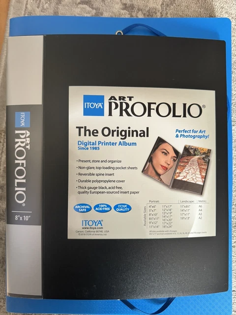 ITOYA ART PROFOLIO Original Storage/Display Book (8 x 10", 24 Two-Sided ...