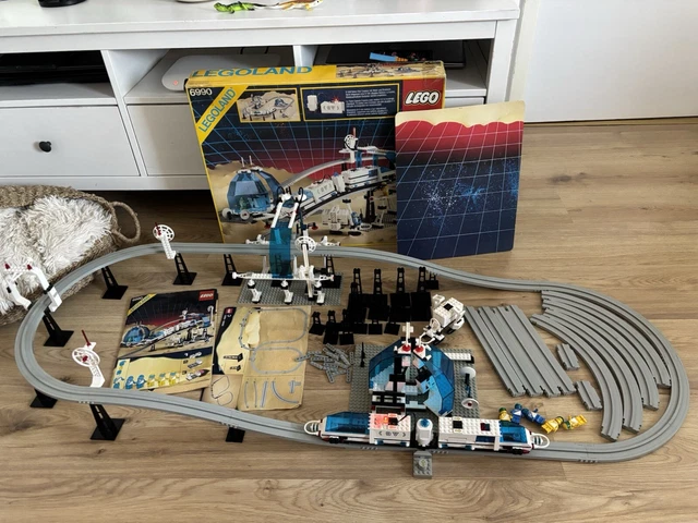 LEGO SPACE: MONORAIL Transport Base 6990 + Schienen Erweiterung 6921 ...