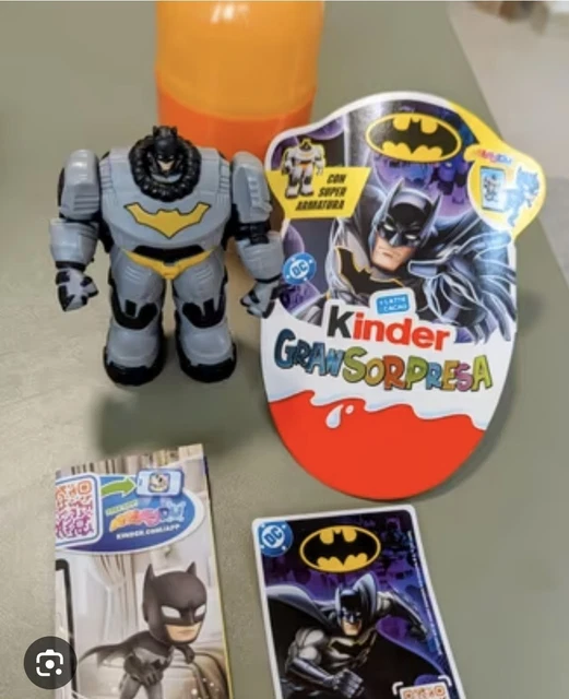 SORPRESA UOVO DI Pasqua Kinder Batman Dc Comics 2026 Action Figure ...