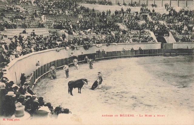 CPA HERAULT 34 Beziers Arenes De Beziers La Mise A Mort Tauromachie EUR 7,00 - PicClick FR