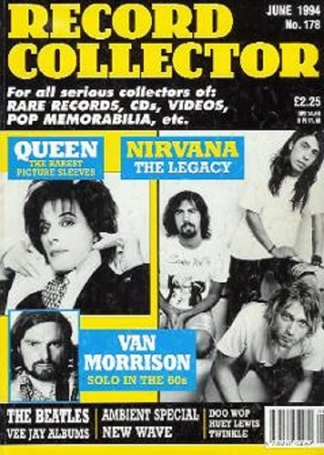 QUEEN FREDDIE MERCURY Nirvana Kurt Cobain Van Morrison Rock Records ...