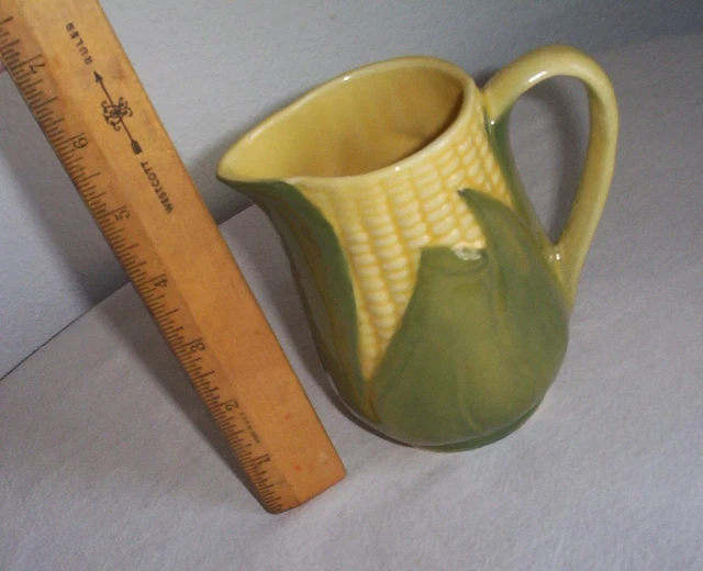 VINTAGE USA U.S.A American Bisque Pottery Pitcher $24.99 - PicClick