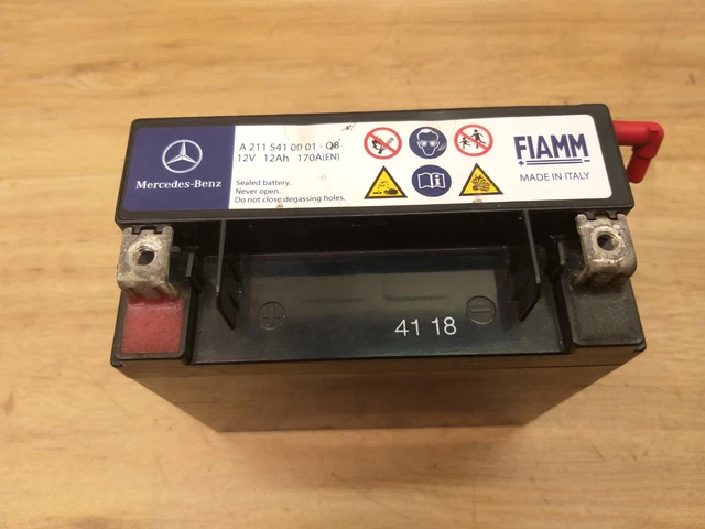MERCEDES-BENZ W205 W211 W212 FIAMM Zusatzbatterie 12V 12Ah 170A ...