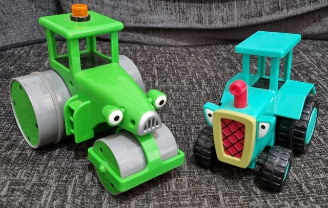 BOB THE BUILDER Roley The Steam Roller & Travis the Tractor Original ...