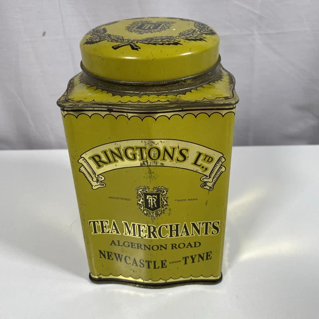 VINTAGE EMPTY RINGTONS Tea Tin Millennium 2000 Commemorative Newcastle ...
