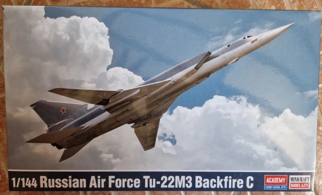 ACADEMY MINICRAFT 1/144 12636 Russian air force tu-22M3 backfire C rare ...