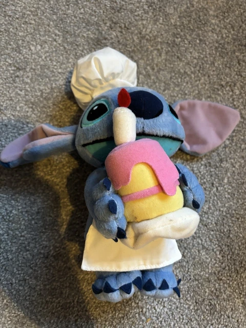 DISNEY STITCH SOFT Toy Baking Cake Chef Stitch £2.79 - PicClick UK
