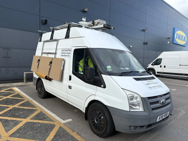 MK7 FORD TRANSIT 2.2 High Roof Swb Van With Diesel Heater, Solar, Flail ...