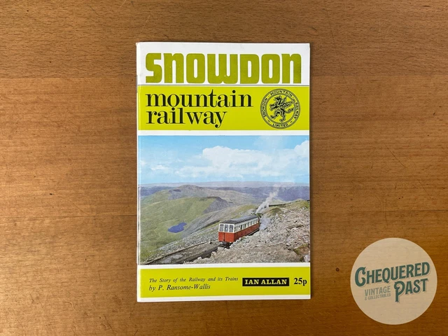 VINTAGE 1970'S 'SNOWDON Mountain Railway' by P. Ransome-Wallis Train ...