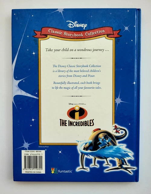 THE INCREDIBLES - DISNEY PIXAR Classic Storybook Collection Hardcover ...