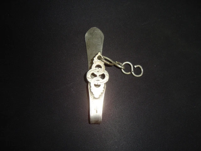 ANCIEN CLAVET DE Châtelaine En Argent Massif poinçon minerve EUR 39,99 ...