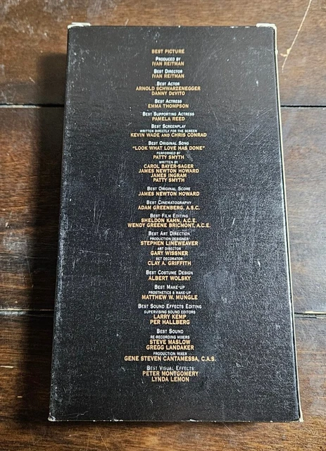 (RARE!) JUNIOR 1994 FYC (VHS) Danny Devito - Arnold Schwarzenegger ...