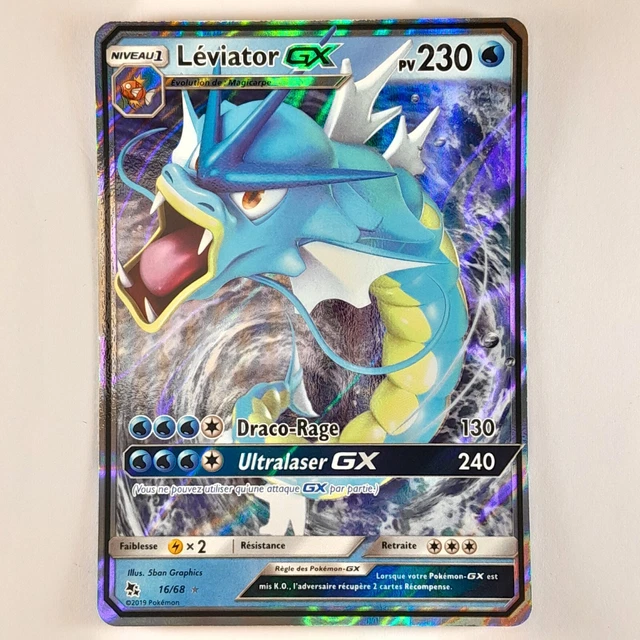 CARTE LÉVIATOR GX 16/68 Pokémon Destinées Occultes Neuve FR SL11.5 (244 ...