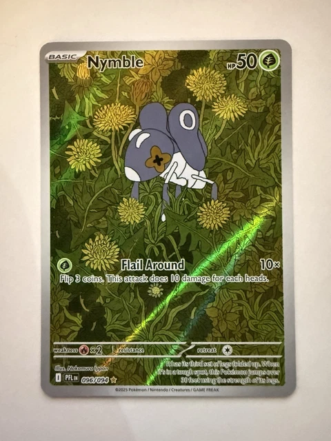 POKEMON TCG MEGA Evolution Phantasmal Flames Nymble 096/094 ...