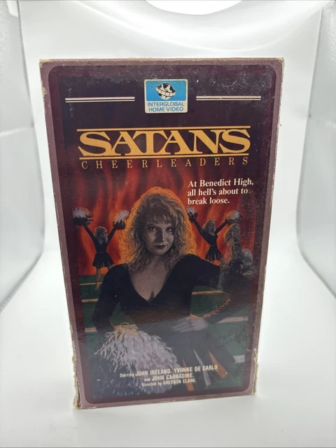 SATANS CHEERLEADERS VHS John Ireland International Home Video 1988 £8. ...