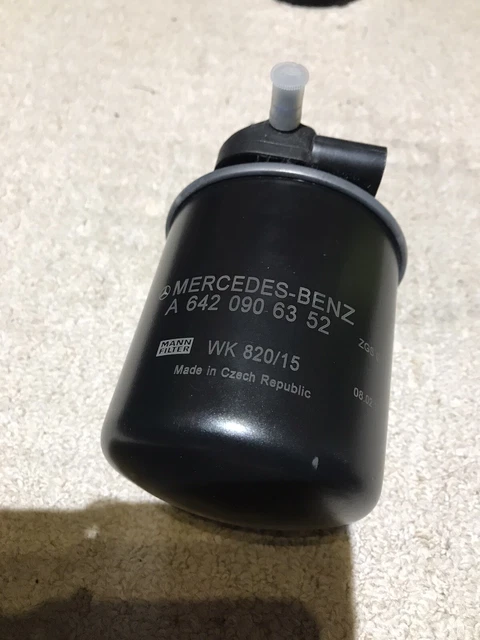 GENUINE MERCEDES-BENZ OM651 Engine Fuel Filter With Sensor A6420906352 ...
