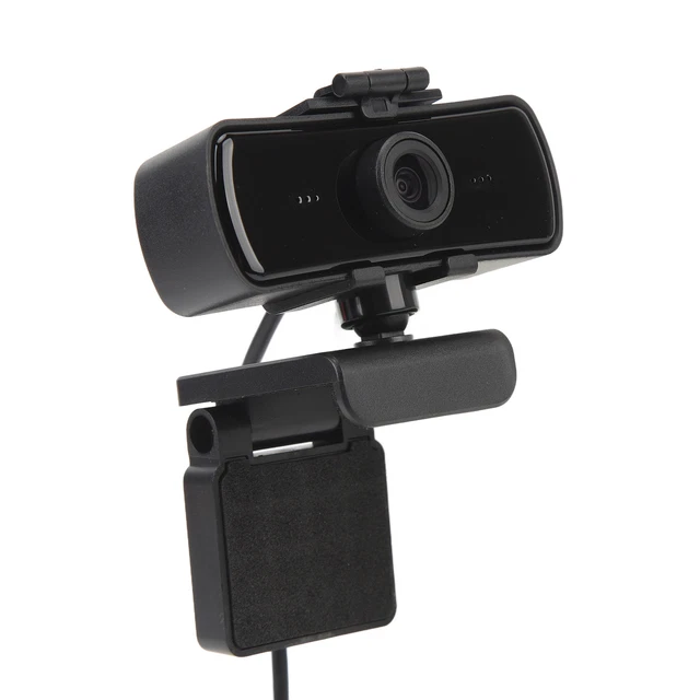 HD WEBCAM 1080P 30 Fps Noise Reduction 90° Wide Viewing Angle Computer ...
