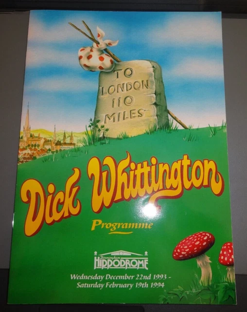 DICK WHITTINGTON PROGRAMME Birmingham 1993 Lesley Joseph John Nettles £5.91 - PicClick UK