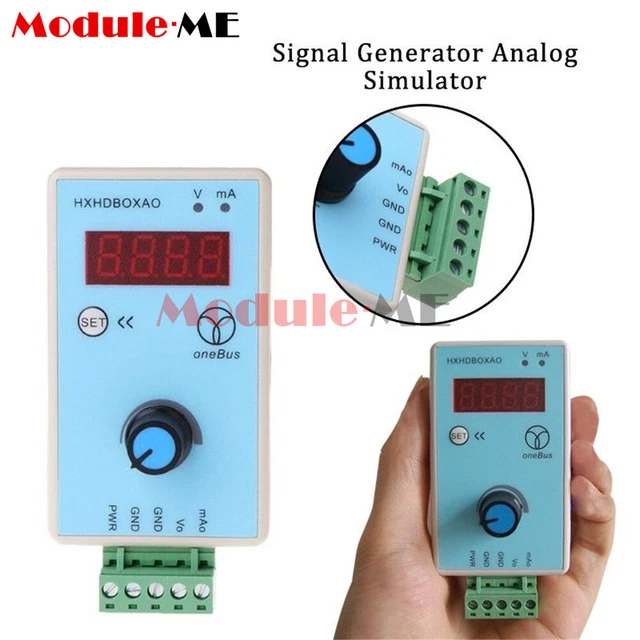 ADJUSTABLE CURRENT VOLTAGE Analog Simulator Output Signal Generator DC ...