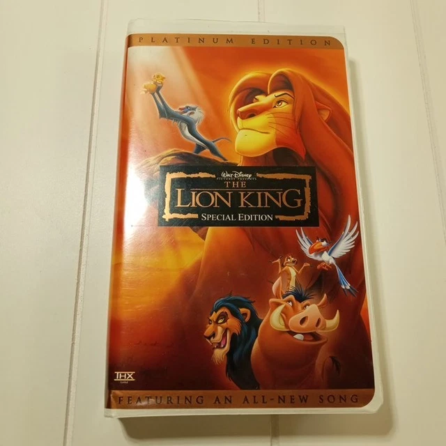 DISNEY THE LION King VHS Platinum Edition 2003 Special Edition Complete ...