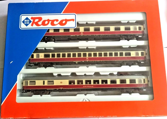 ROCO 44117 HO TEE/IC Wagen-Set 3 tlg. 1:87 DB OVP EUR 159,99 - PicClick DE