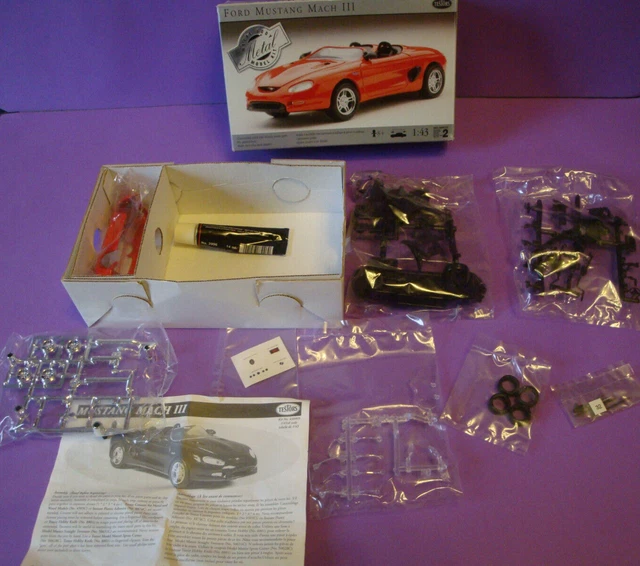 TESTORS FORD MUSTANG Mach III Metal Model Kit EUR 17,93 - PicClick DE