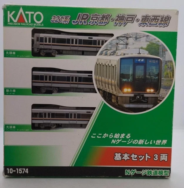 KATO 321 SERIES JR Kyoto Kobe Tozai Line 3-Car Set 10-1574 JP £106.46 ...